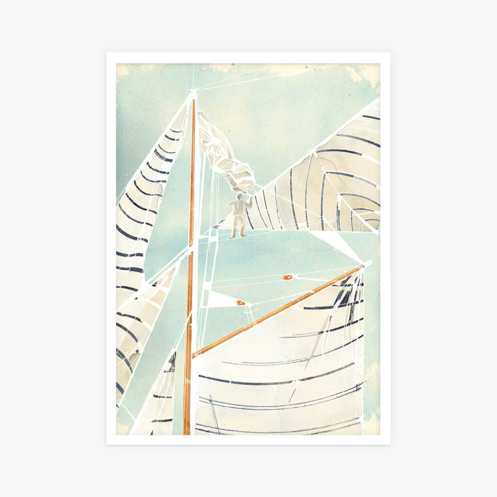 Jesenje lišće ilustracija - Poster za zid - slika za zid - Dilemma Posters